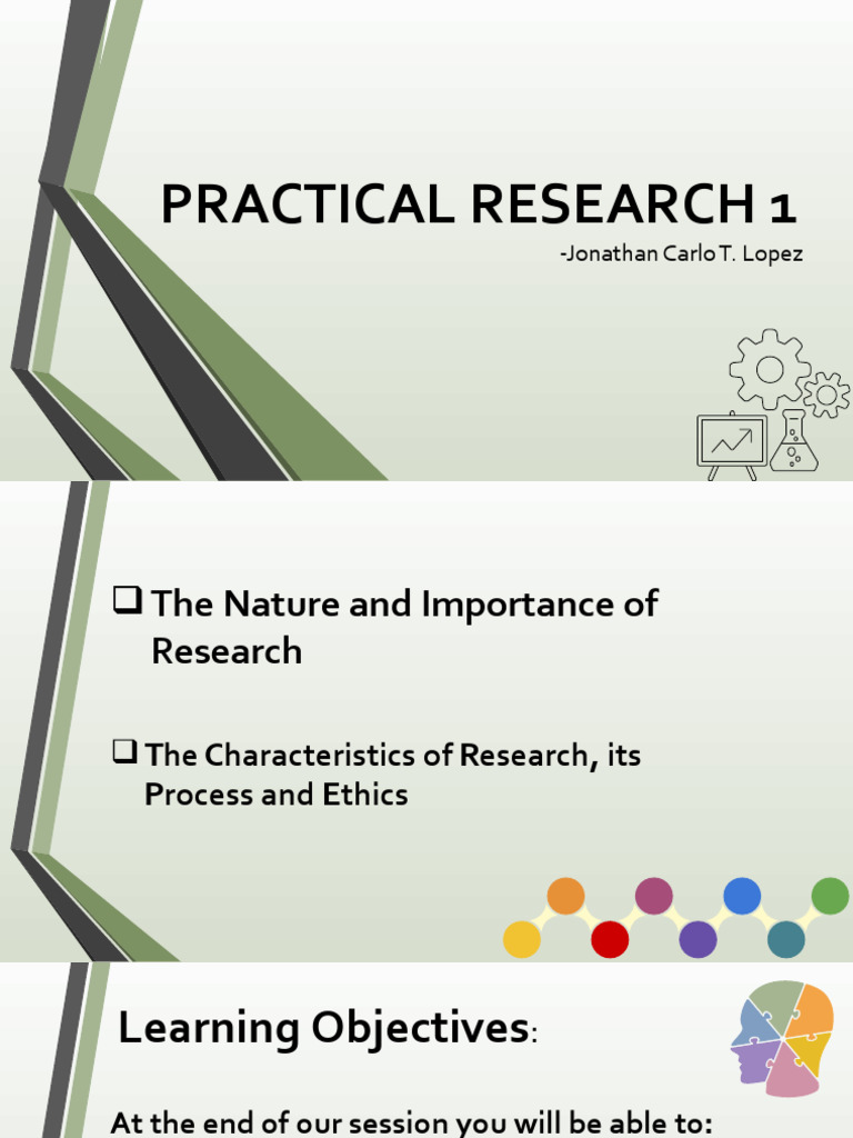 PR1-W1-PPT | PDF | Scientific Method | Methodology