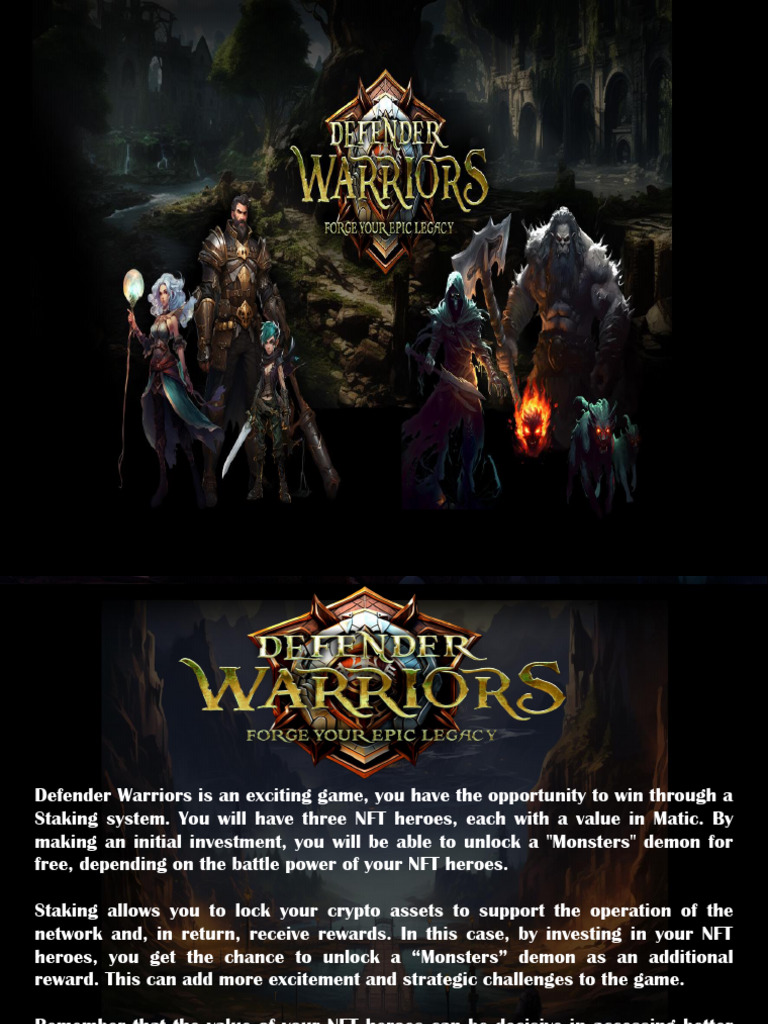 Defender Warriors: NFT Heroes & Rewards | PDF | Cryptocurrency | Fee