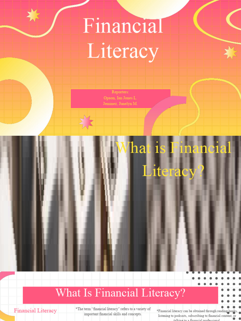 Financial Literacy | PDF | Financial Literacy | Literacy