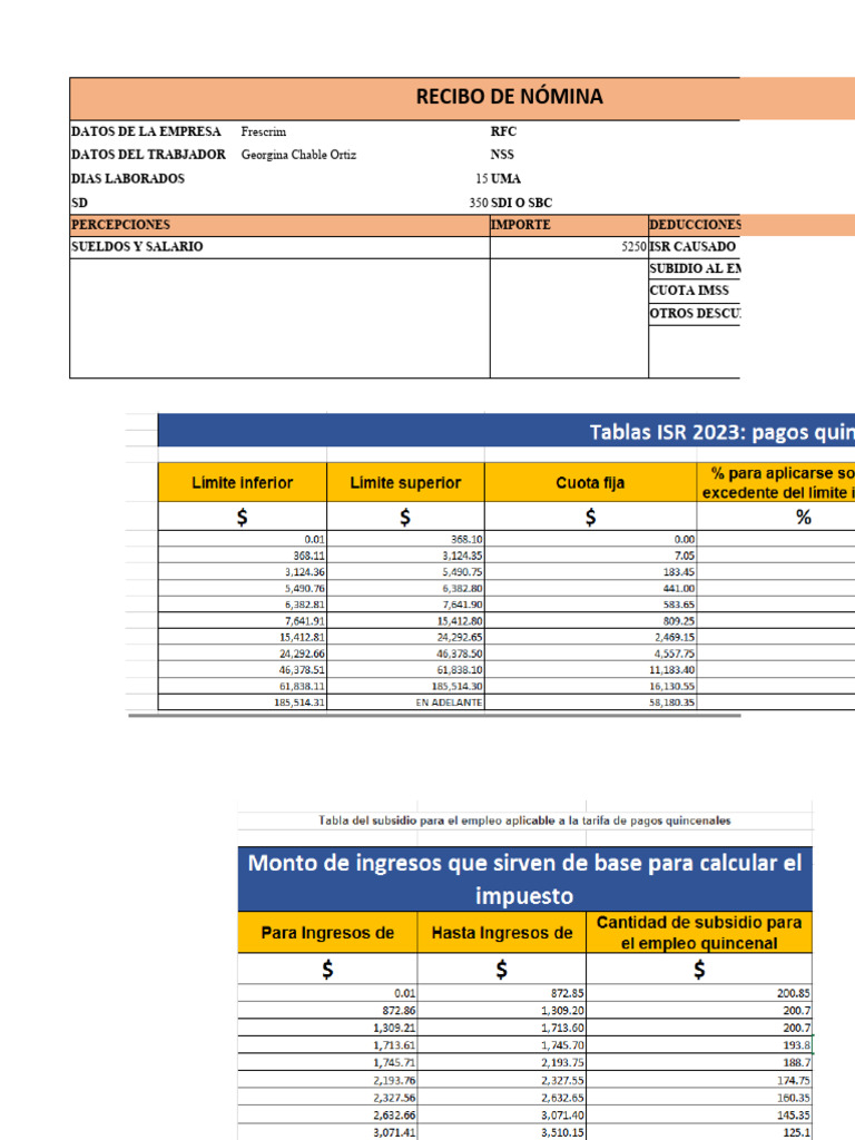 Nomina 2023 De Trabajadores Pdf Excedente Económico