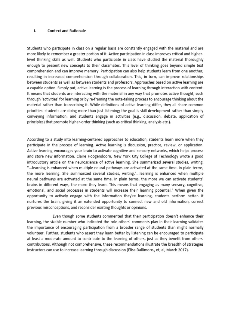 Action Research | PDF | Learning | Thought