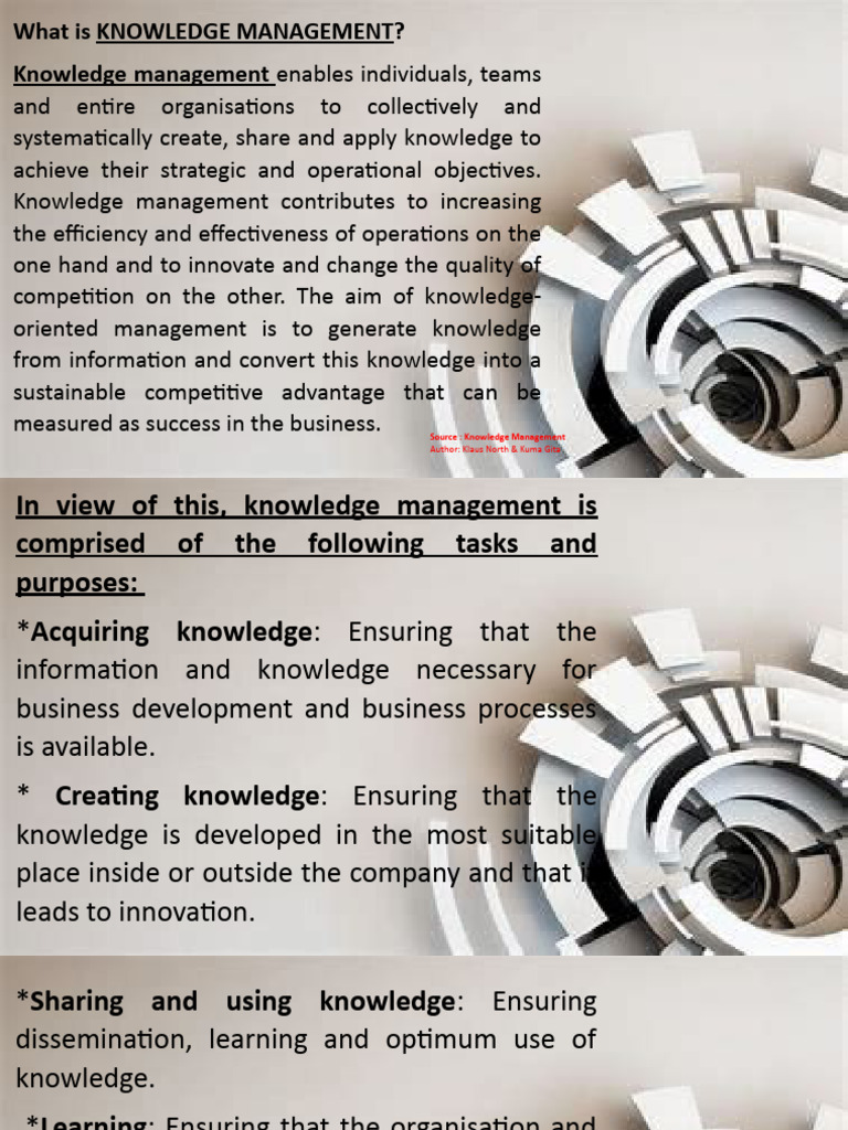 PSPA 3204 - Knowledge Management and ICT For PA - Introduction | PDF ...
