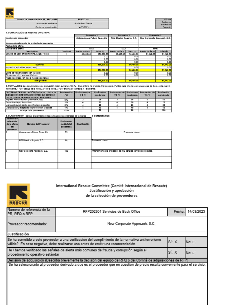 BA Servicios de Back Office | PDF