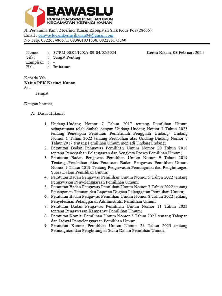 Imbauan TUNGSURA | PDF