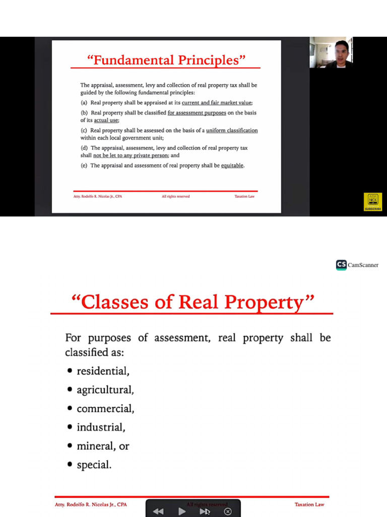 Real Property Tax - Rodolfo Nicolas | PDF