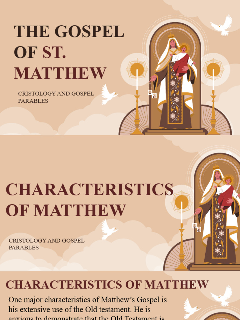 Inbound 8611857750259232432 | PDF | Gospel Of Matthew | Jesus