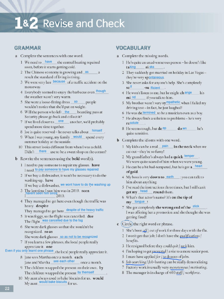 Back To Class and Unit 5 | PDF