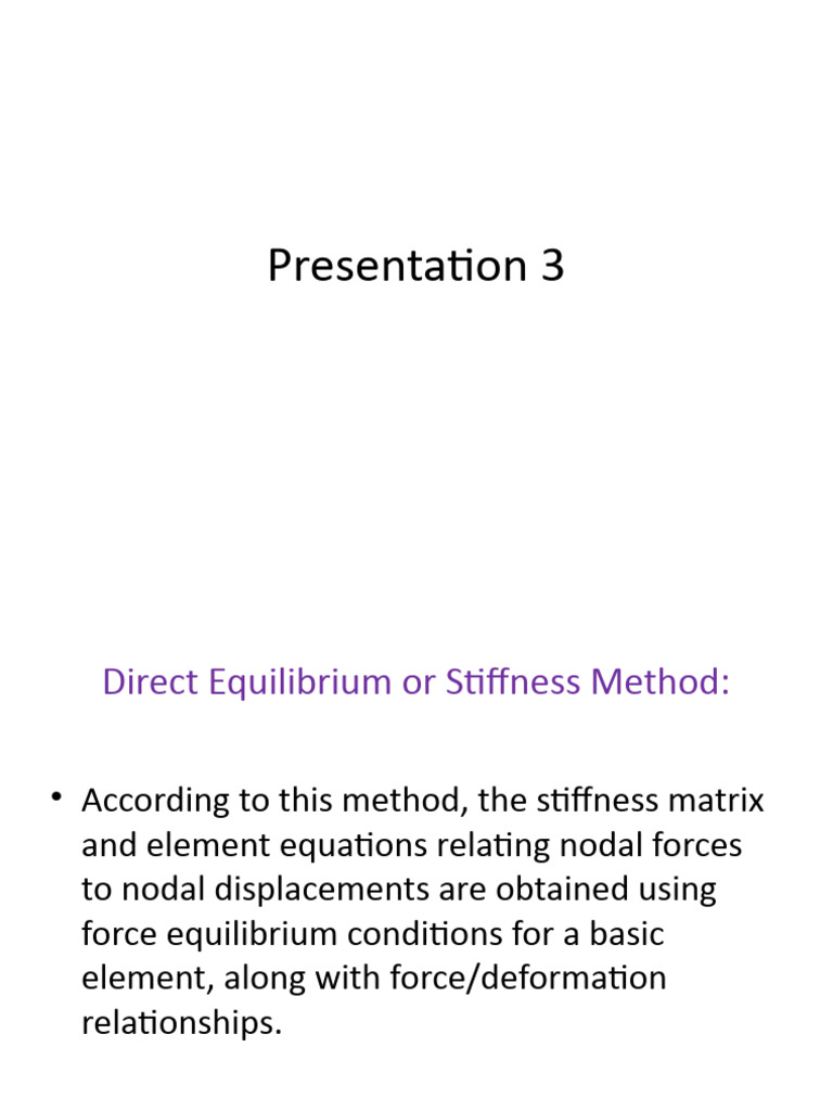 Presentation 3 | Download Free PDF | Matrix (Mathematics) | Force