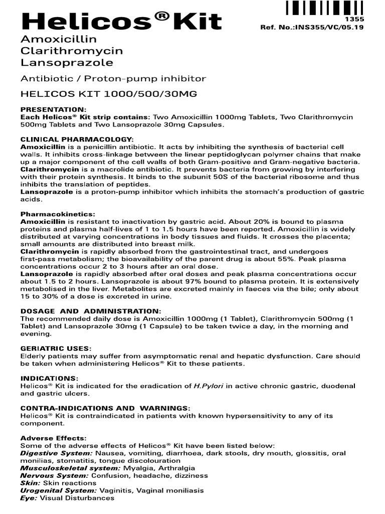 Helicos KIT Info Sheet | PDF