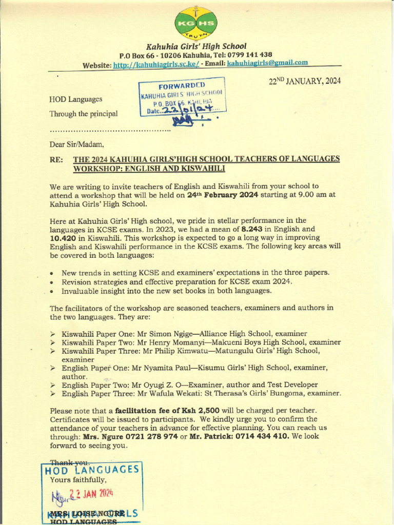 Teachers of Languages Workshop | PDF