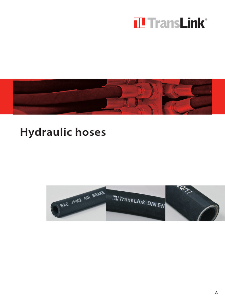 Hydraulic Hoses Catalogue | PDF | Pascal (Unit) | Pipe (Fluid Conveyance)