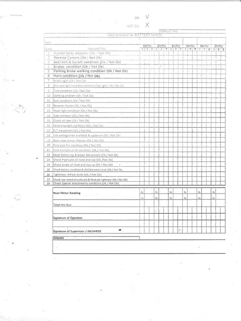 FLT Check List | PDF