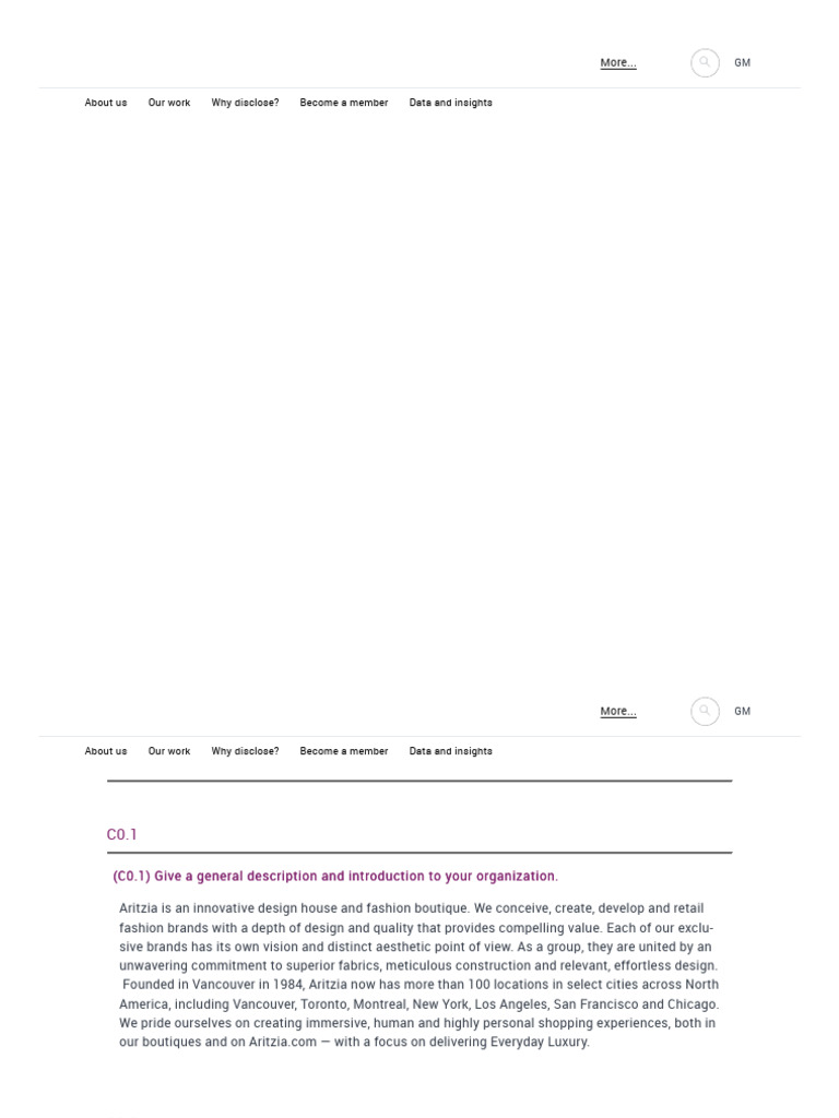 CDP Climate Declaration | Download Free PDF | Enterprise Risk ...