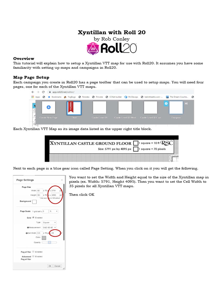 Xyntillan With Roll20 | PDF | Teaching Methods & Materials