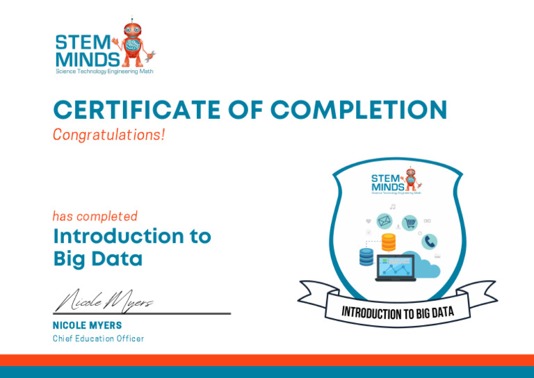 Big Data Certificate-1 | PDF