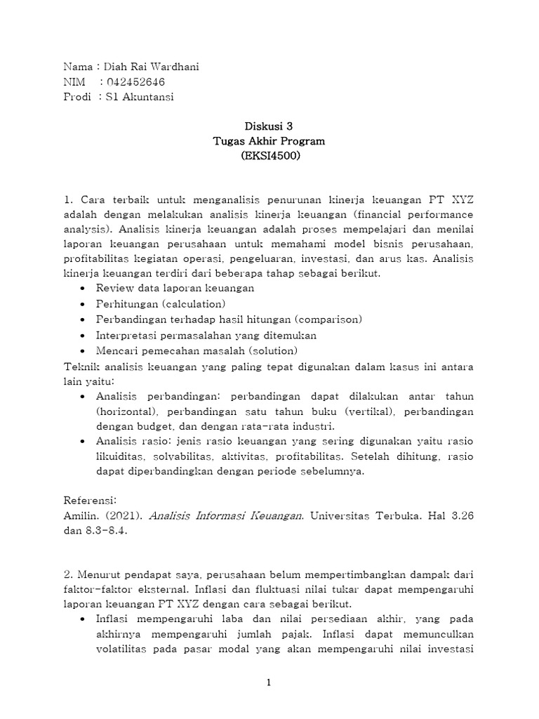 Diskusi 3 TAP | PDF