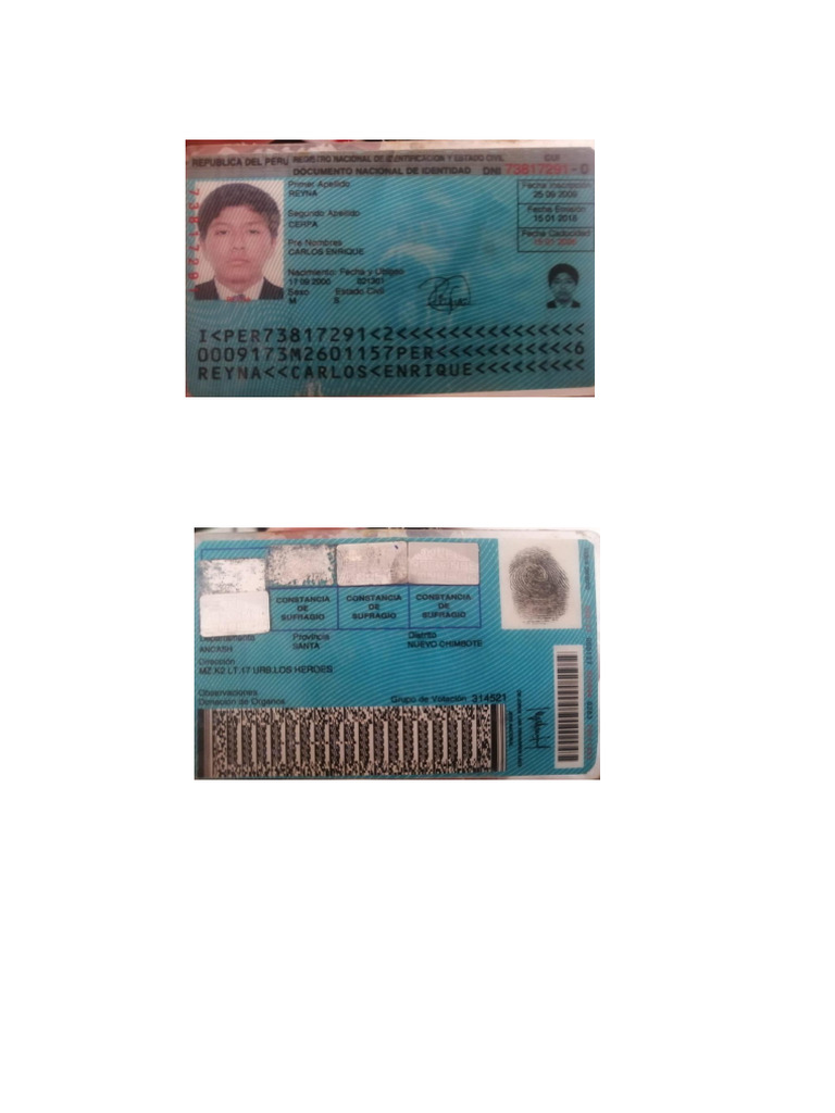 Carlos DNI | PDF
