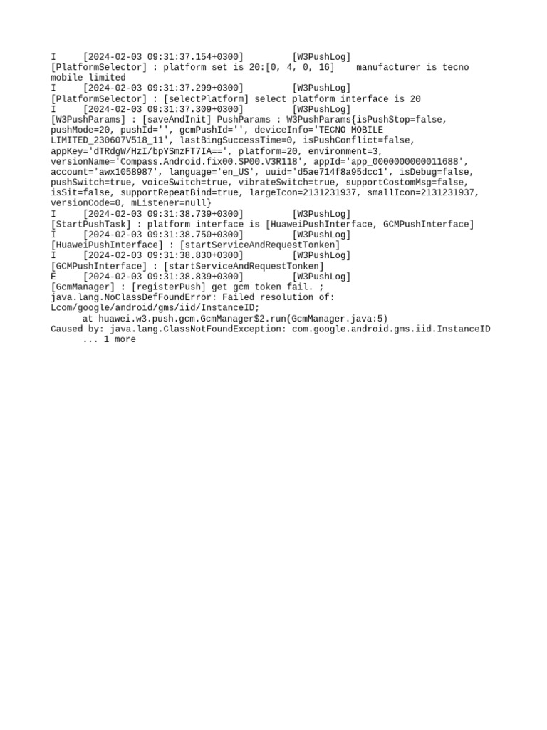 2024-02-03 Push Log | PDF