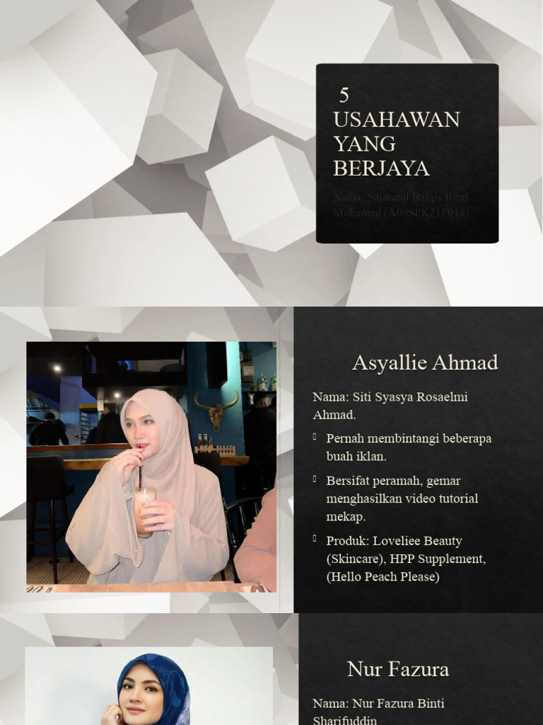 Usahawan Berjaya dalam Kecantikan | PDF