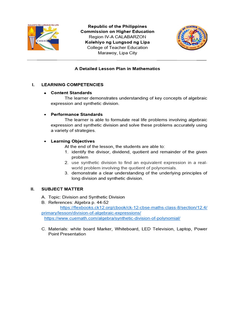 Long Division | PDF | Division (Mathematics) | Abstract Algebra