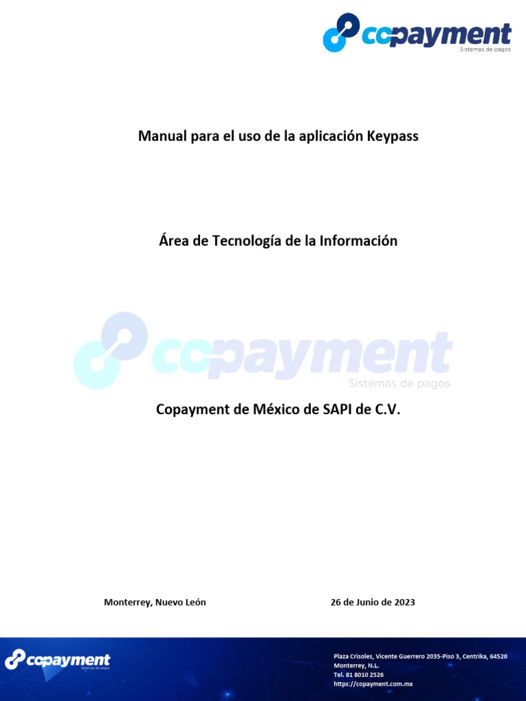 Manual para Uso de Keypass | PDF | Contraseña | Software del sistema