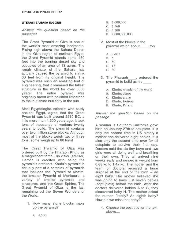 TO LBING AKUPINTAR Part 2 | PDF | Egyptian Pyramids | Water