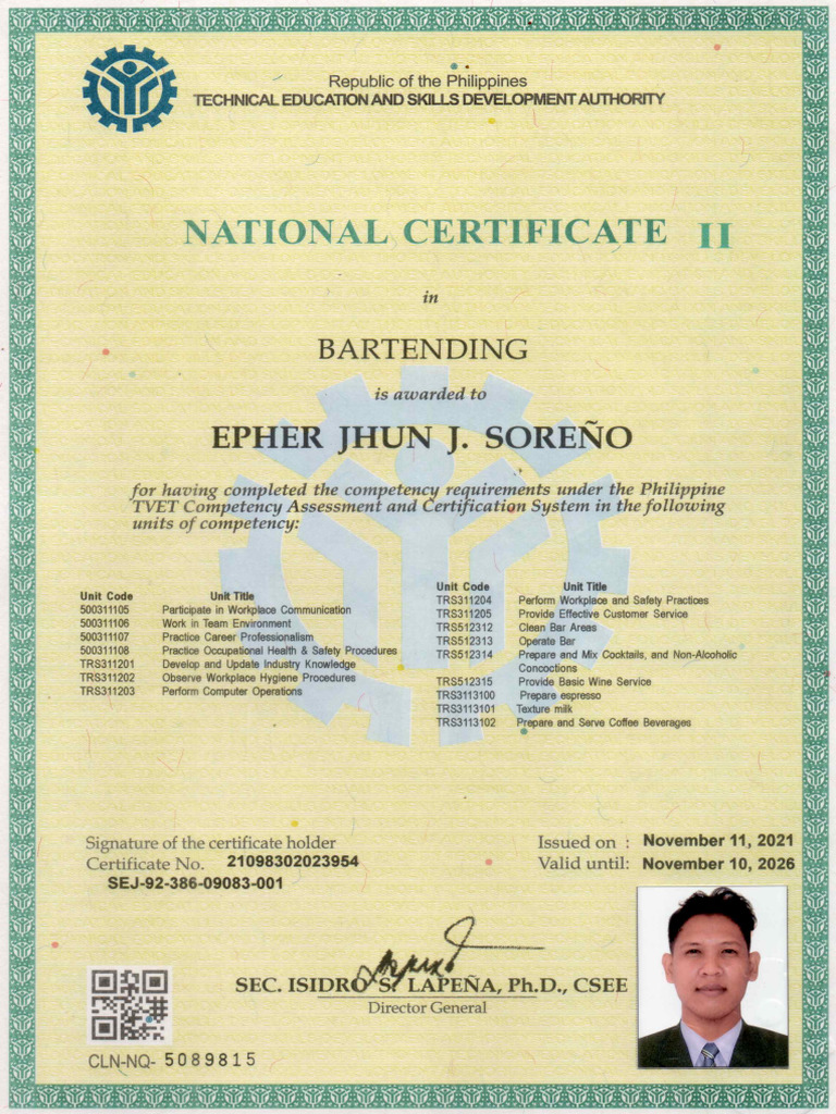 Bartending NC2 | PDF