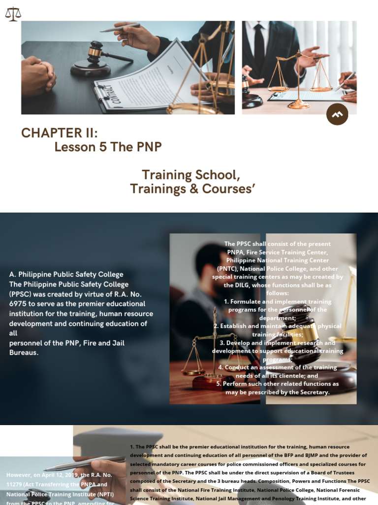 PPSC: Premier Training for PNP Personnel | PDF | National Security ...