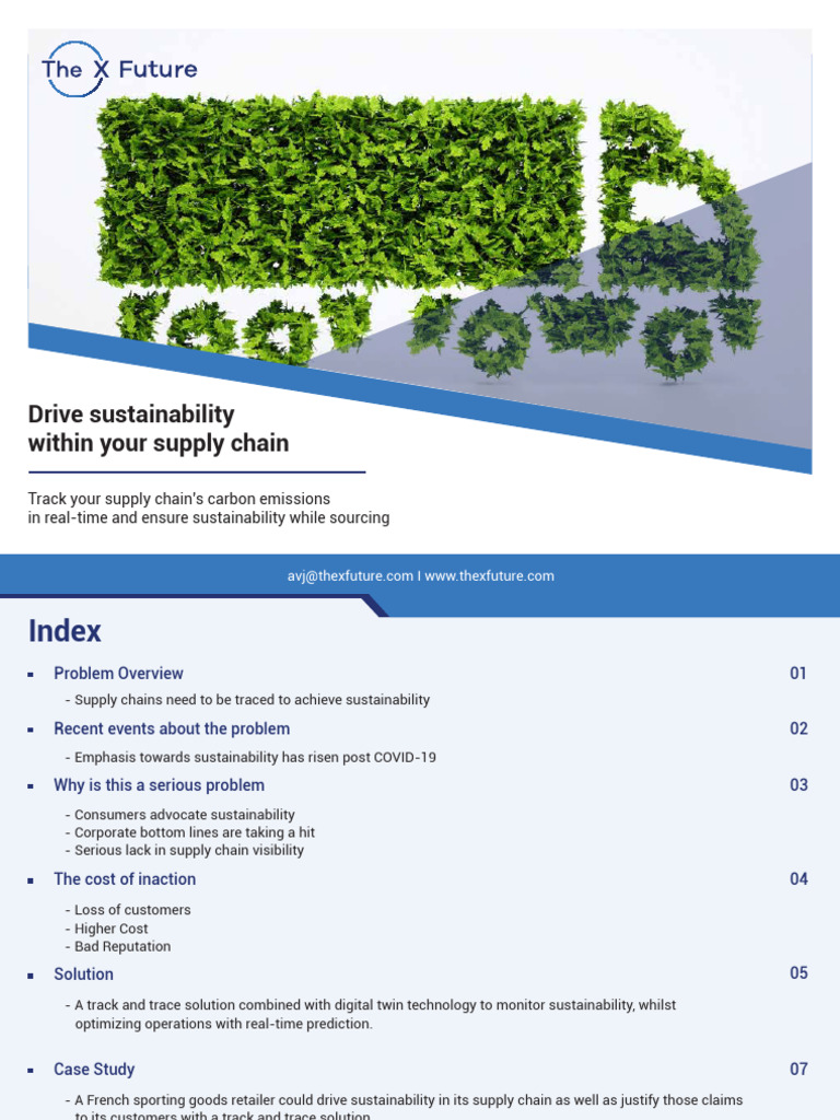 Report 5 - Sustainable Supply Chains | PDF | Sustainability | Supply Chain