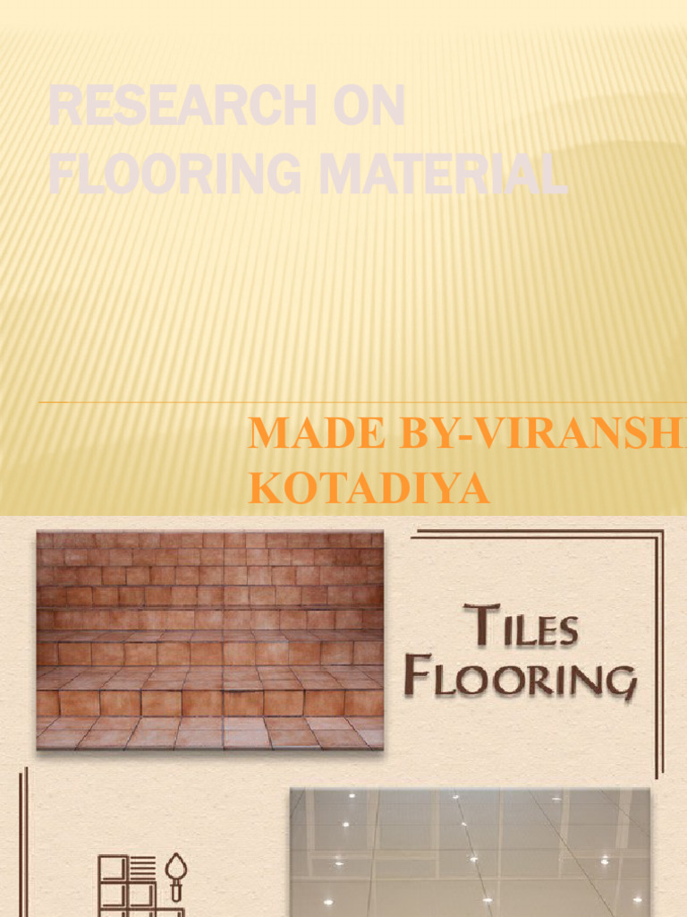 Comprehensive Guide to Flooring Materials | PDF | Flooring | Tile