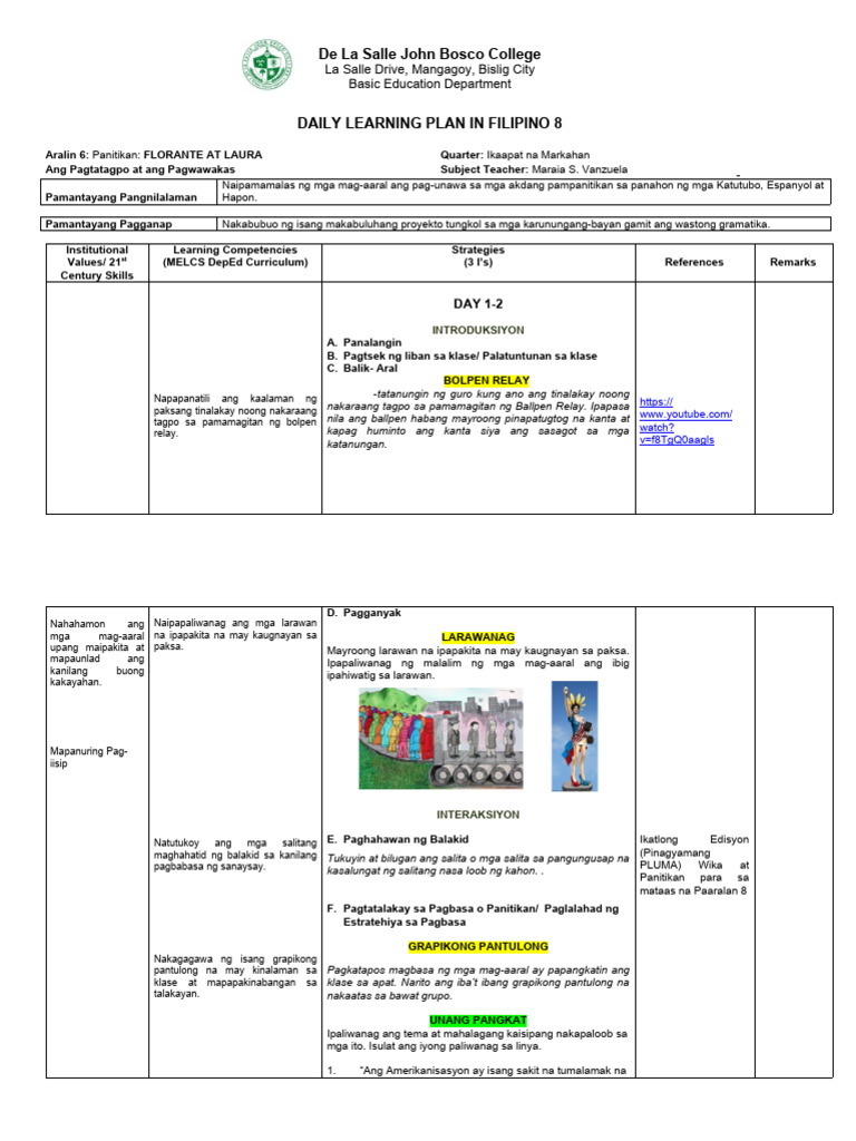 4thQ-ARALIN 5 - DLP-G8 | PDF