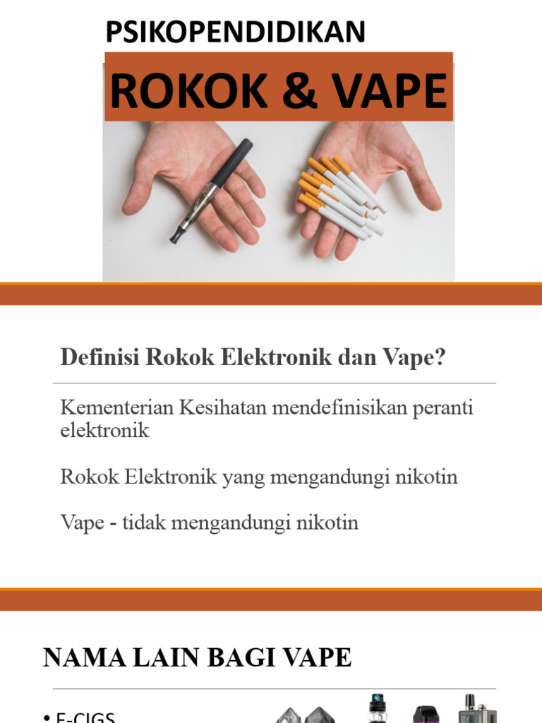 Ceramah Rokok Dan Vape | PDF