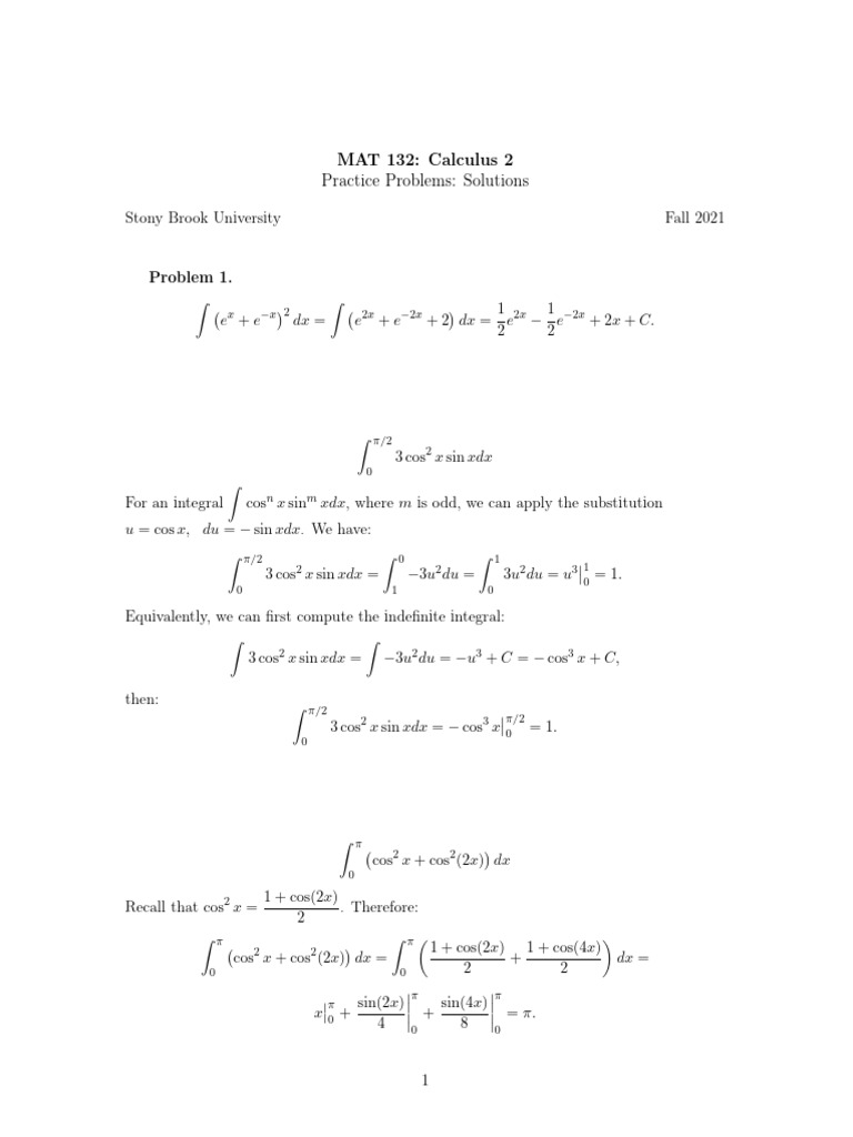 Final Practice Sol | Download Free PDF | Mathematical Physics | Mathematical Concepts