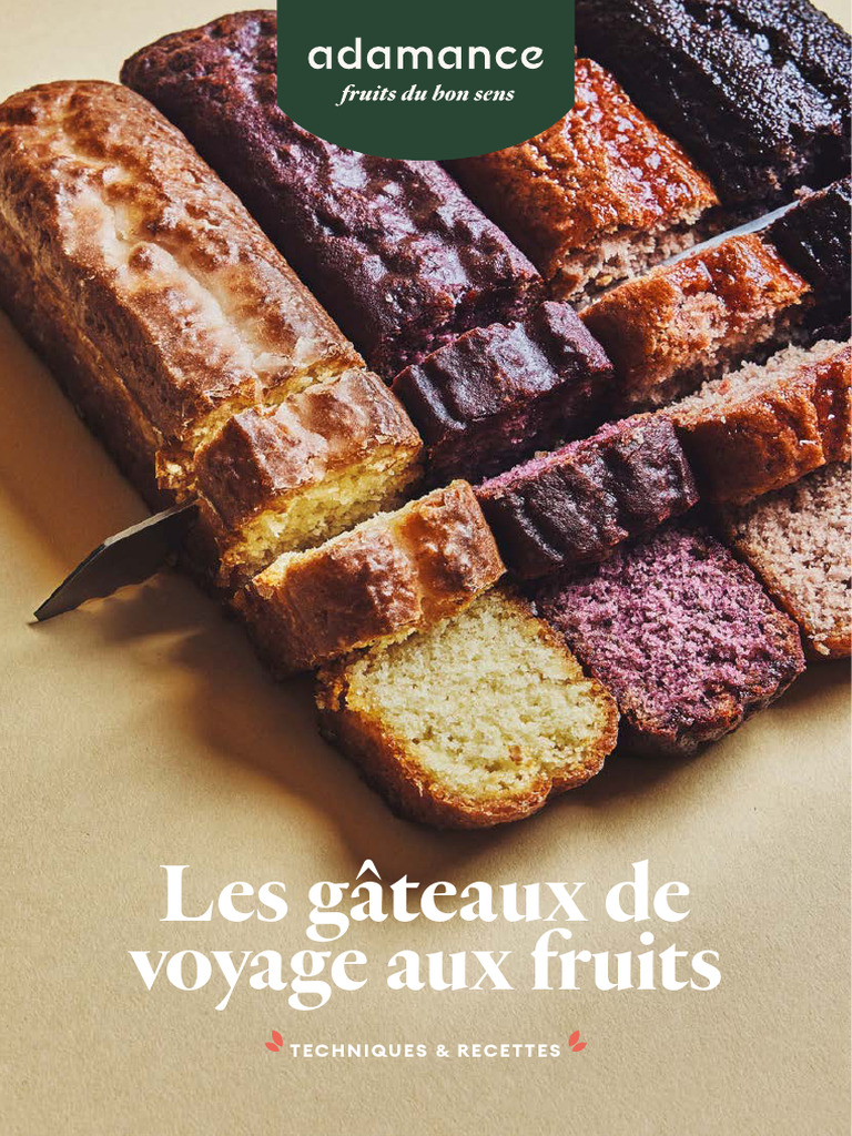 Livret Gateaux Voyage Adamance Recettes | PDF | Chocolat | Nourritures