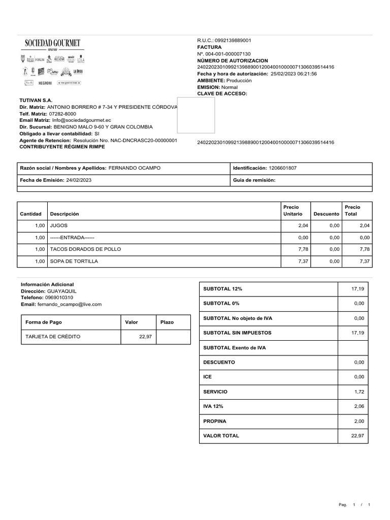 Ecua Documentos Electronicos Portal - Report e Invoice Qweb | PDF | Pagos | Dinero