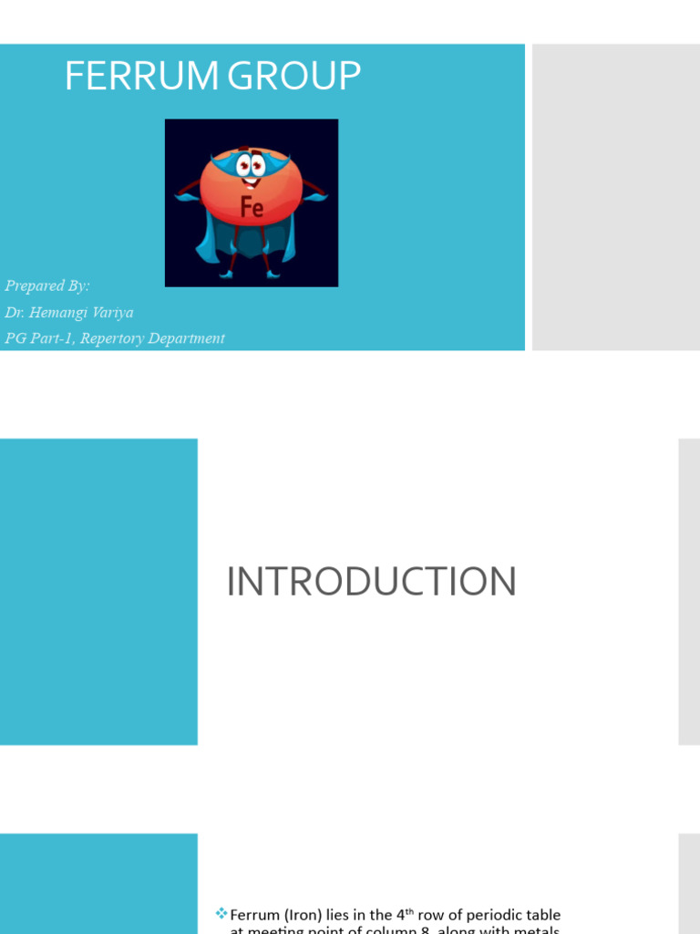 Ferrum Group Final | PDF | Feeling | Metals