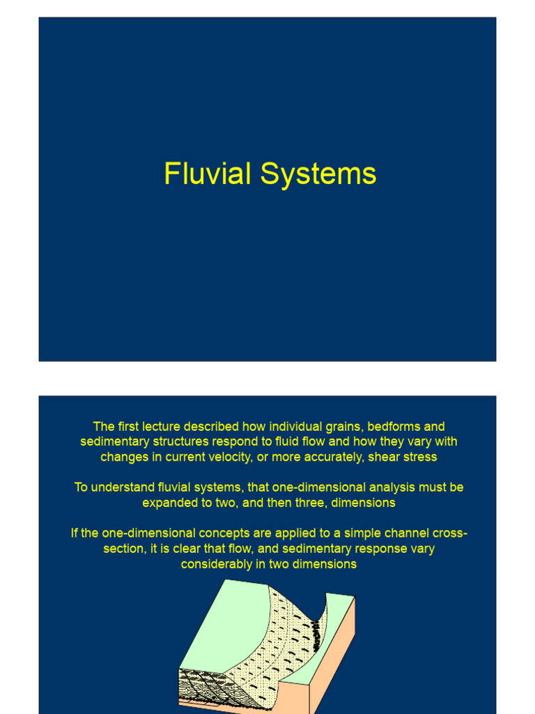 Fluvial Systems | PDF | Floodplain | River