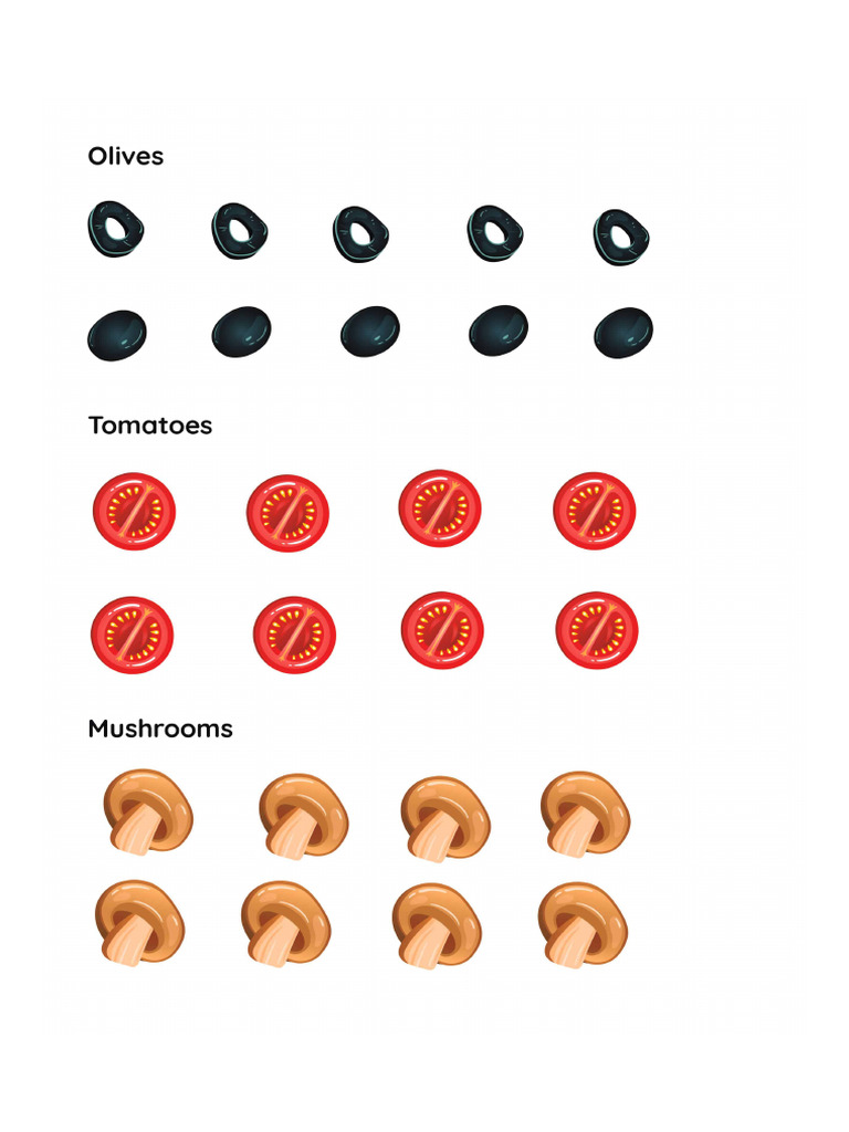 Pizza and Toppings (Toppings3) | PDF