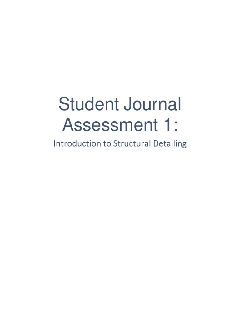 Dela-Cruz-Cyruz Journal 1 Struct Detail Intro | PDF | Computer Aided Design | Engineering