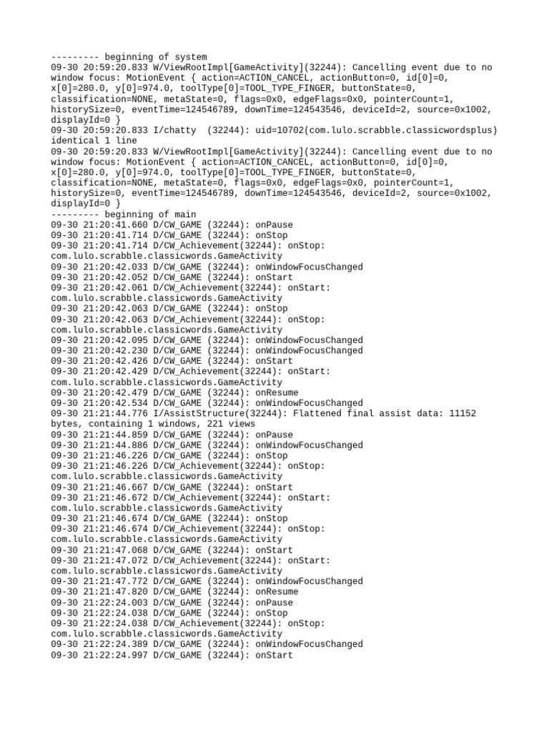 Logs | PDF | Computing | Computer Science