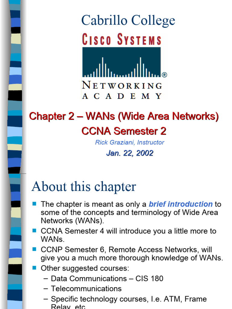 Ccna2 2 | PDF | Computer Network | Wide Area Network