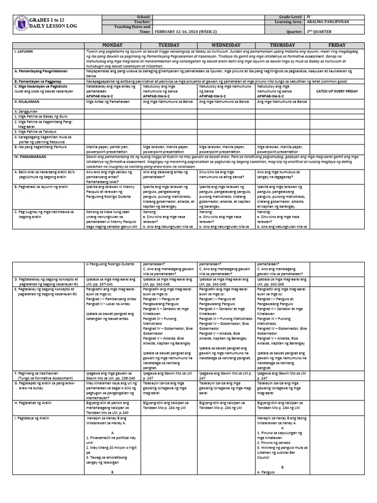Ap4 - q3 - Week 2 | PDF