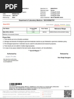 Blood Test Report | PDF | Medical Specialties | Clinical Medicine