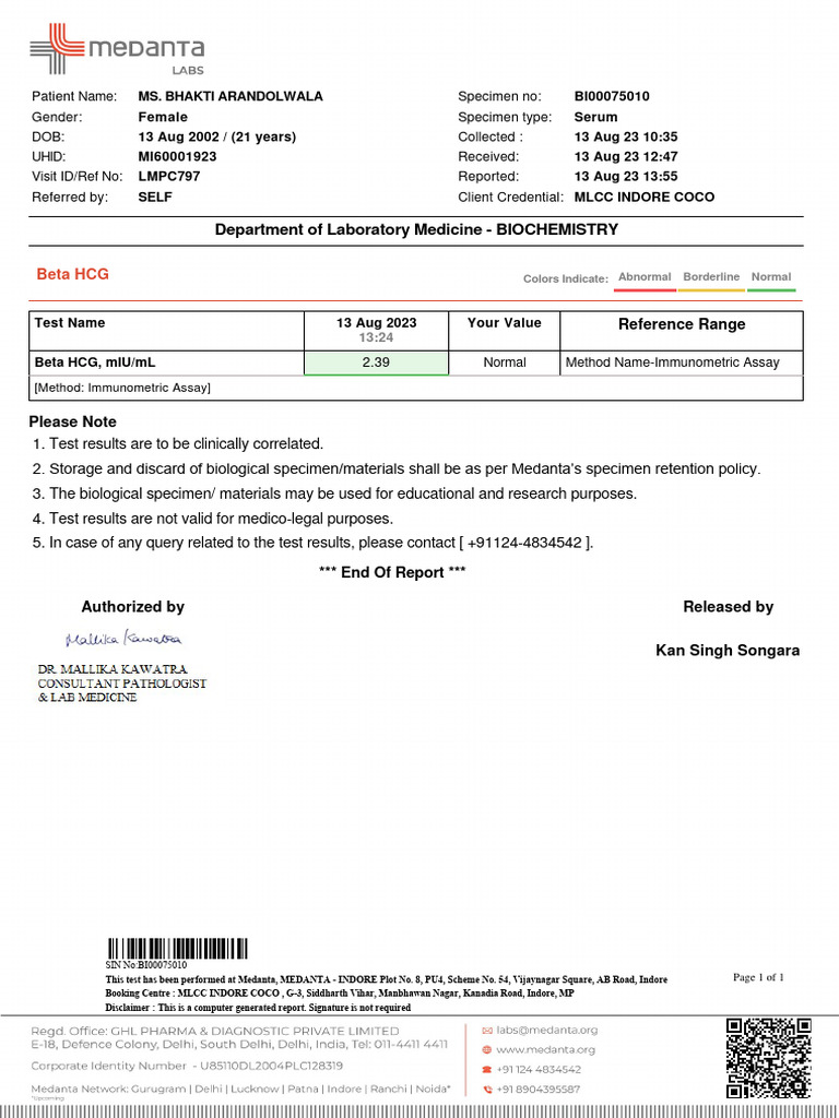 Lab Report New 1 | PDF | Biology | Health Sciences