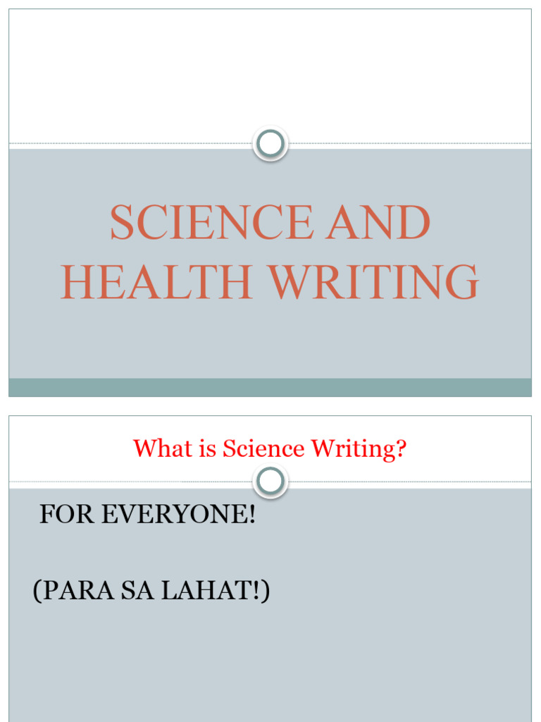 Essentials of Science and Health Writing | PDF | Social Science