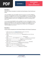 Past Progressive | PDF | Linguistic Typology | Language Families