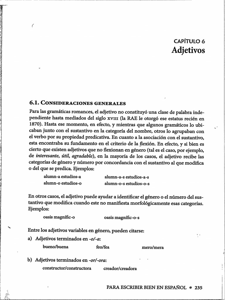 2023 Adjetivos | PDF