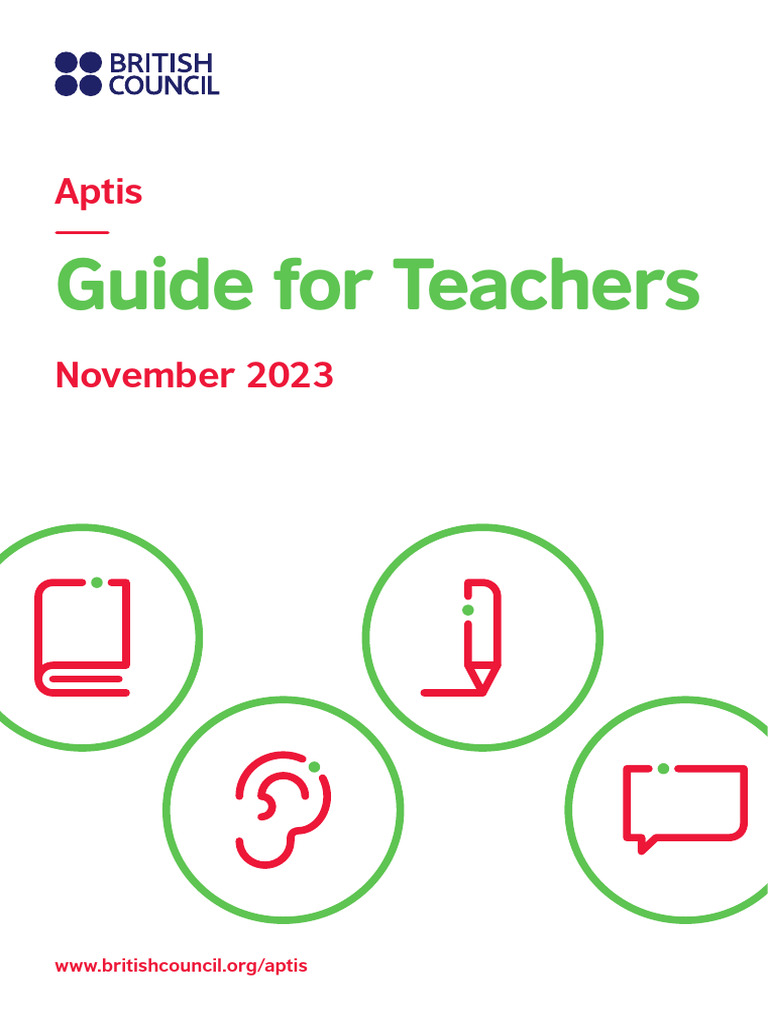 Aptis General Guide For Teachers 2023 | PDF | Reading Comprehension | Vocabulary