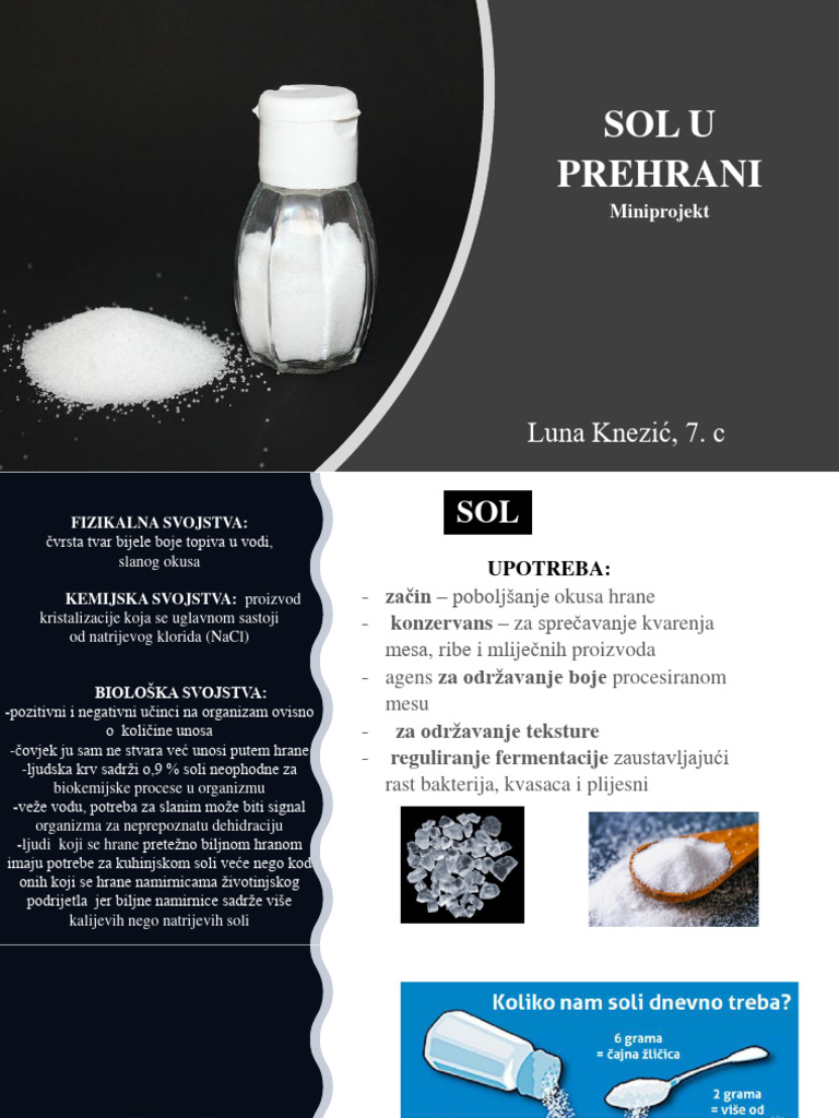 SOL U Prehrani | PDF