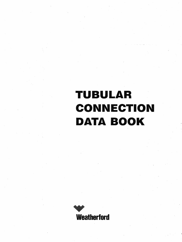 Weatherford Tubular Connection Data Book | PDF